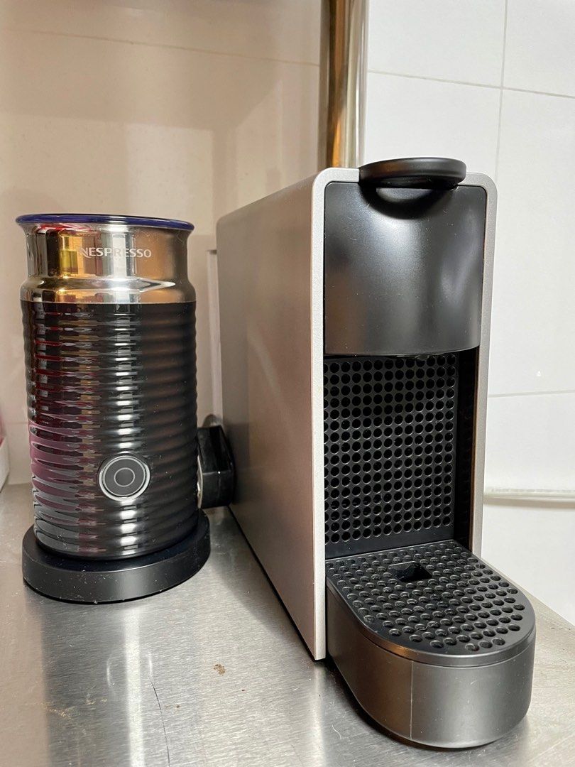 Nespresso machine + milk frother, TV & Home Appliances, Kitchen ...