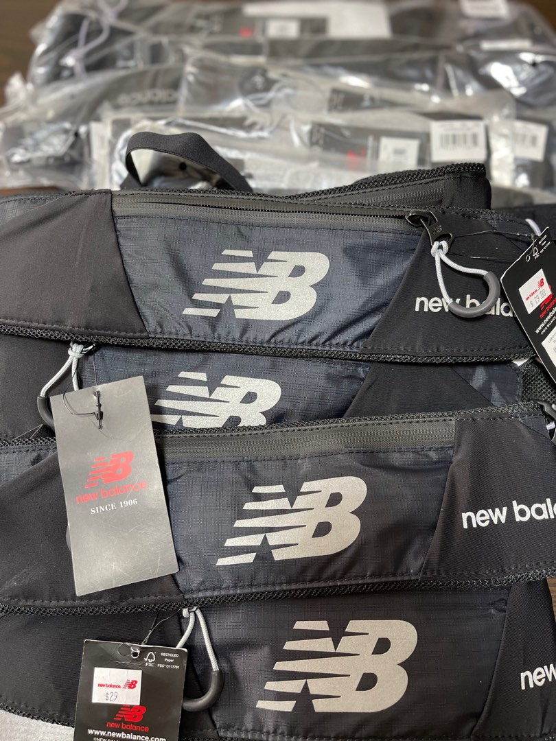 New Balance Running Accessory Belt / Climbing bag / black, Men's ...