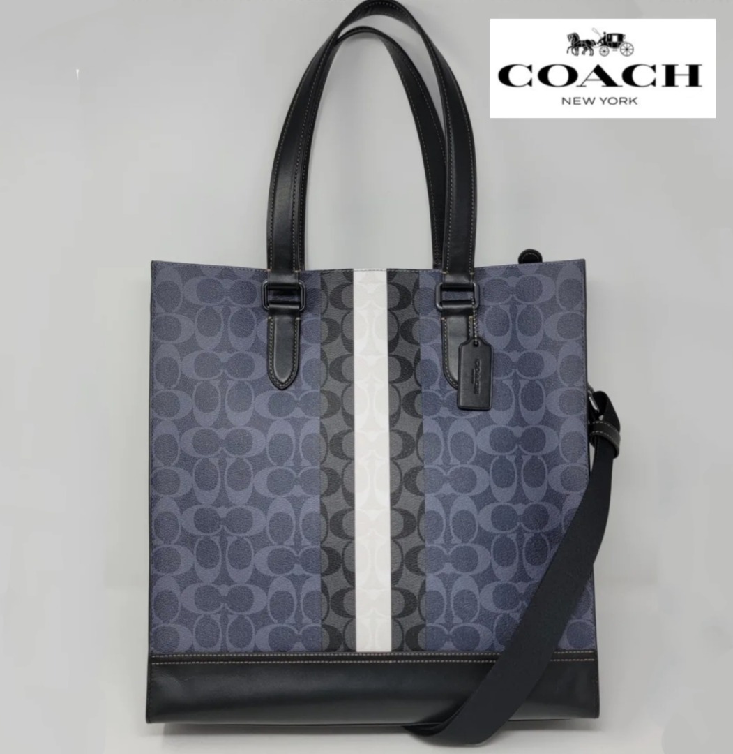 New Coach Original GRAHAM STRUCTURED TOTE IN SIGNATURE CANVAS WITH ...