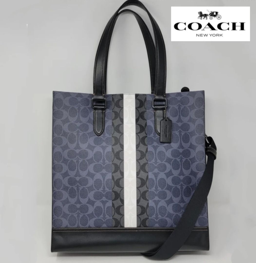 New Coach Original GRAHAM STRUCTURED TOTE IN SIGNATURE CANVAS WITH ...
