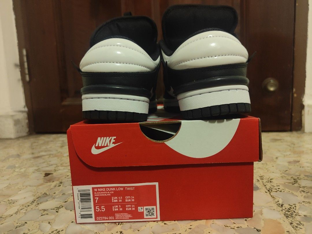 Nike Dunk Low Panda twist, Women's Fashion, Footwear, Sneakers on Carousell