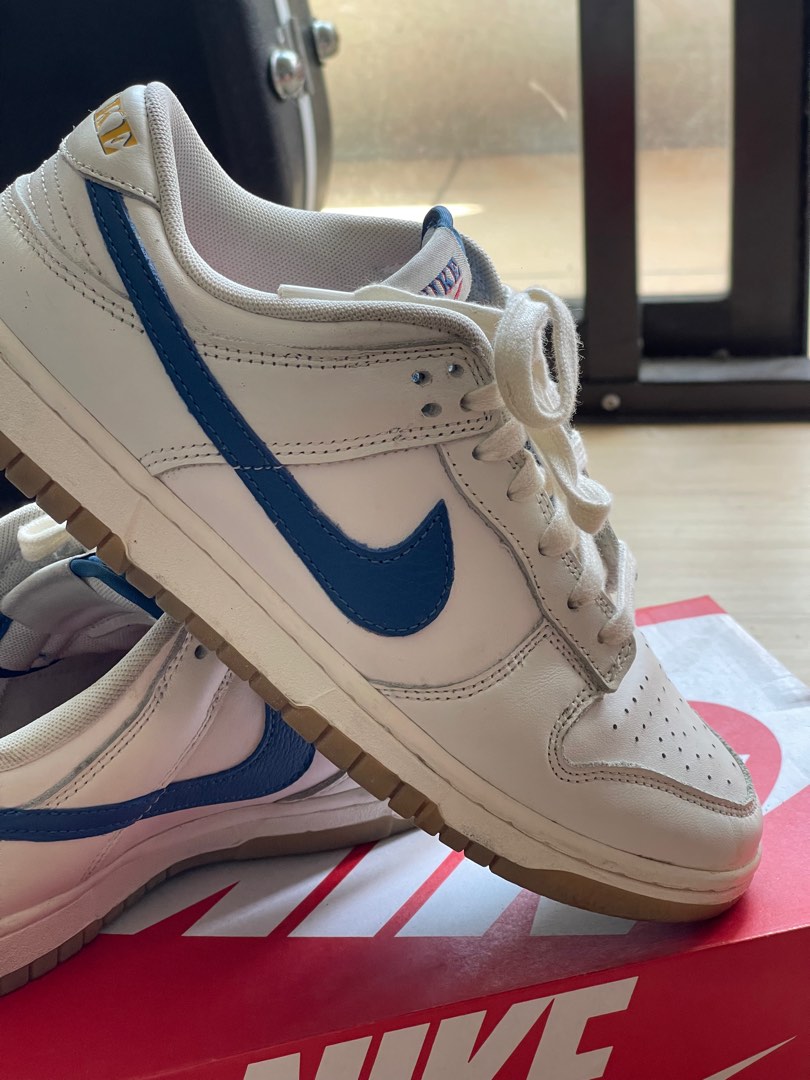 Nike Dunk Low Sail Marina Blue, Men's Fashion, Footwear, Sneakers on ...