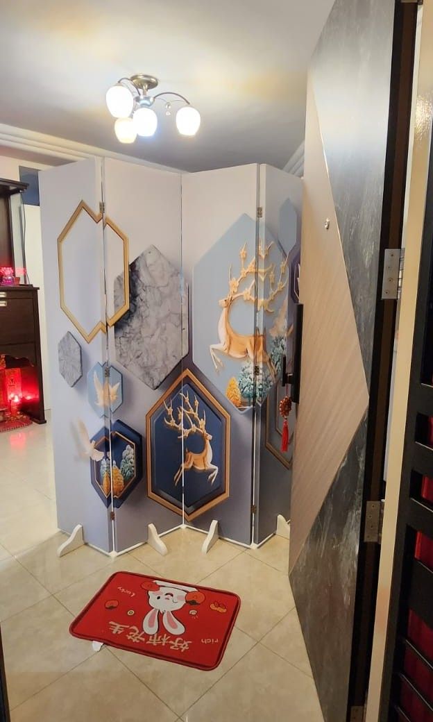 Nordic Wall Partition, Furniture & Home Living, Home Decor, Wall Decor ...