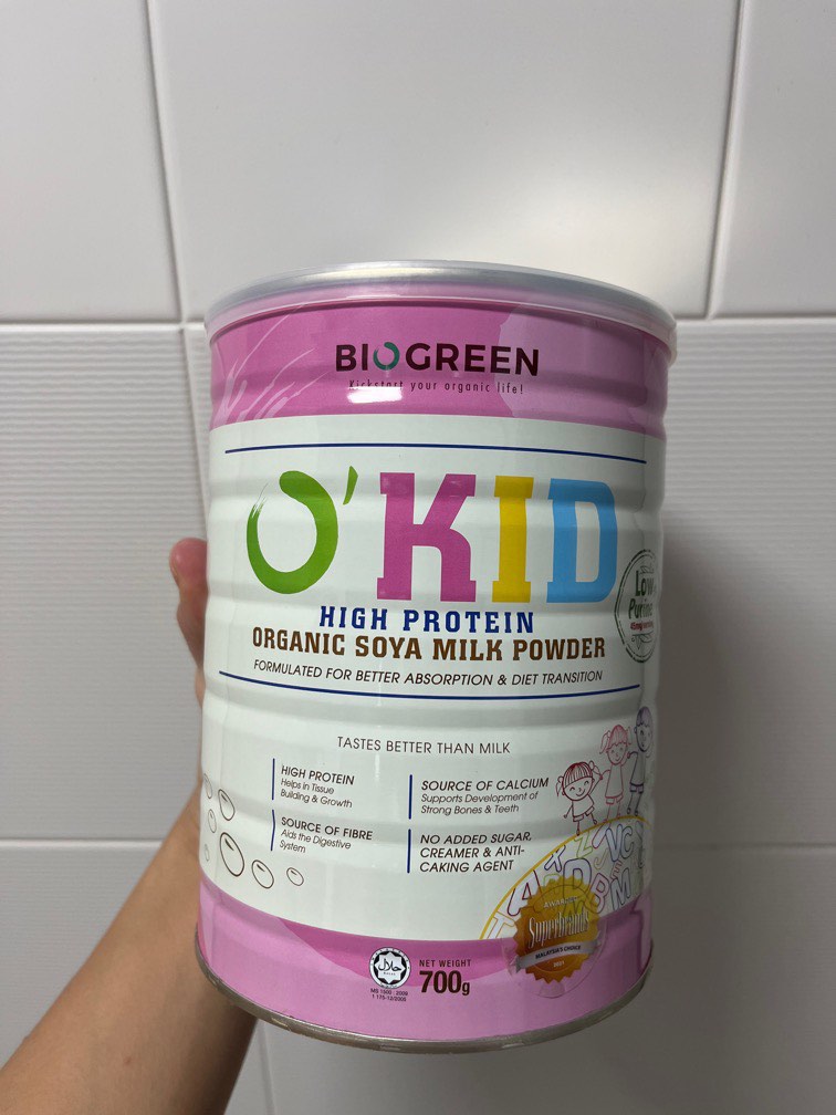 O kid soy milk powder, Health & Nutrition, Health Supplements, Health ...