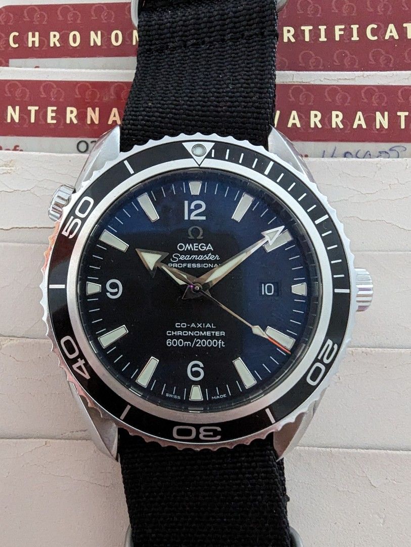 Omega Seamaster Planet Ocean XL, Luxury, Watches on Carousell