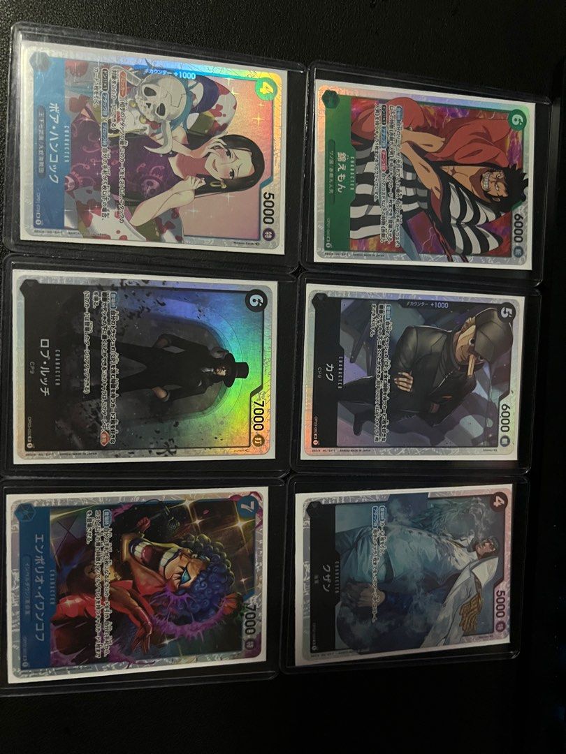 One Piece card game SR Cards, Hobbies & Toys, Toys & Games on Carousell