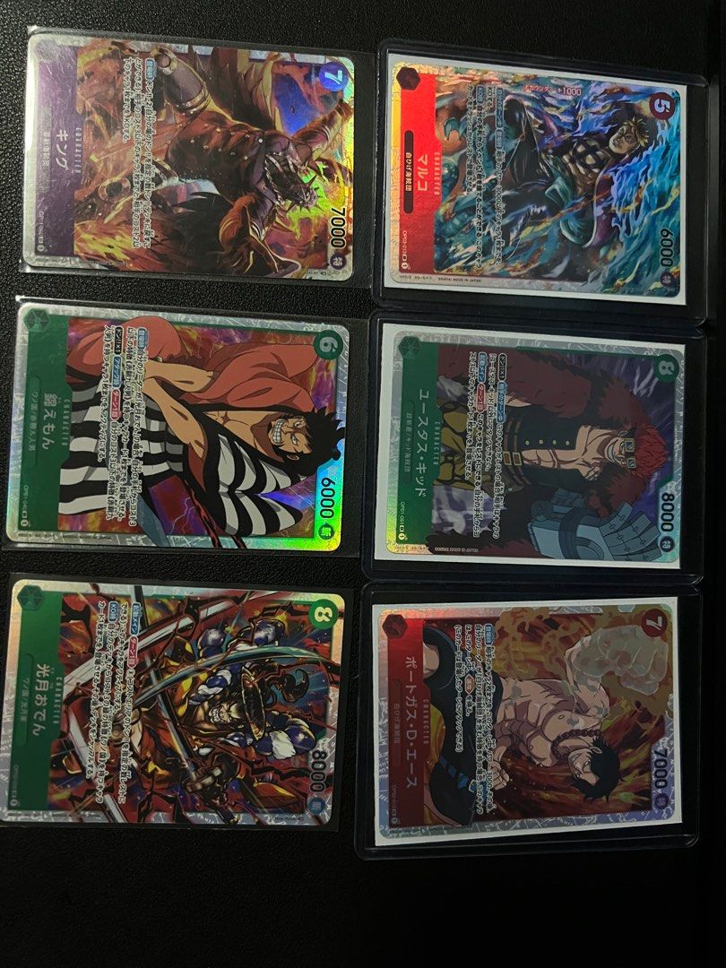 One Piece card game SR Cards, Hobbies & Toys, Toys & Games on Carousell