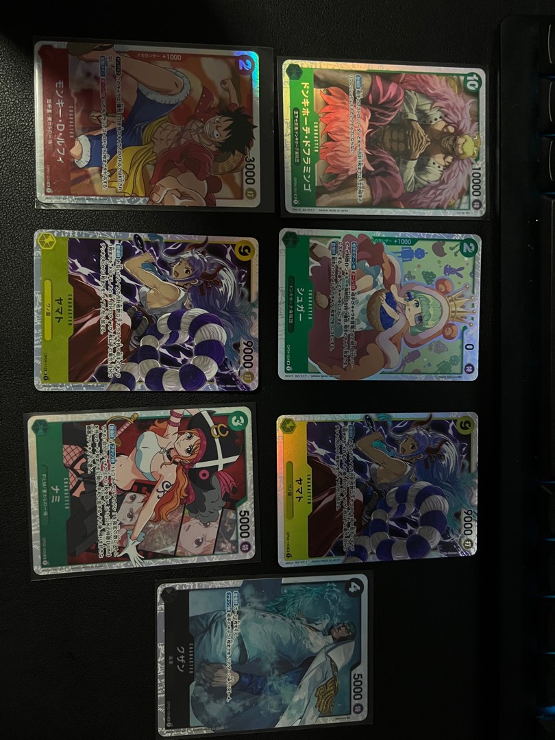 One Piece card game SR Cards, Hobbies & Toys, Toys & Games on Carousell