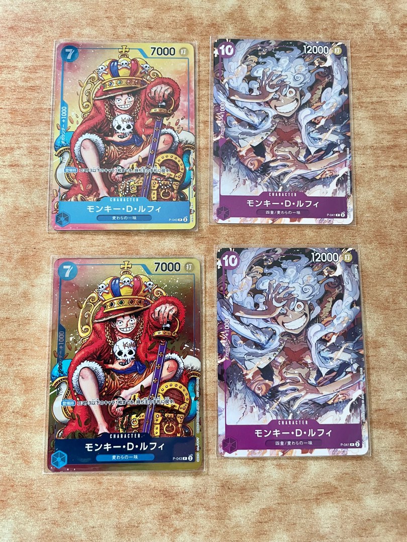 One Piece TCG Luffy Promotional Cards, Hobbies & Toys, Toys & Games on ...