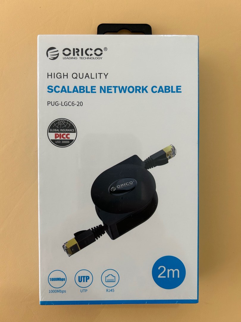 Orico Scalable Network Cable 2m CAT6 RJ45 UTP 1000Mbps, Computers ...