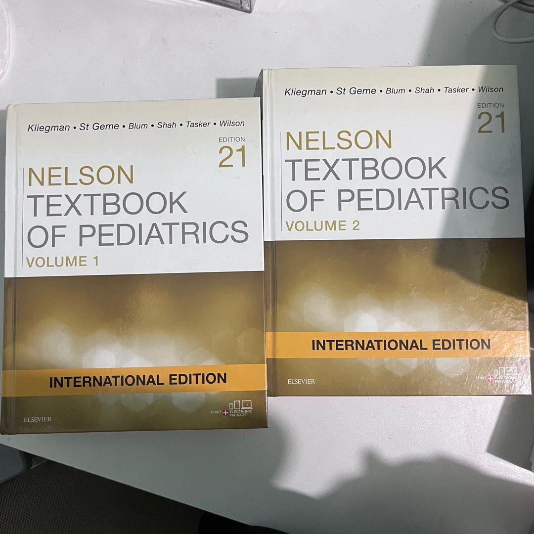 (Medical) Original Hardbound Nelson Textbook of Pediatrics 21st Edition ...