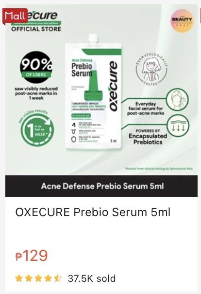 OXECURE PRODUCTS, Beauty & Personal Care, Face, Face Care on Carousell