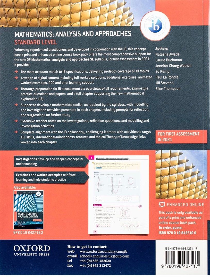 Oxford IB Mathematics (MAA) Textbook, Hobbies & Toys, Books & Magazines ...