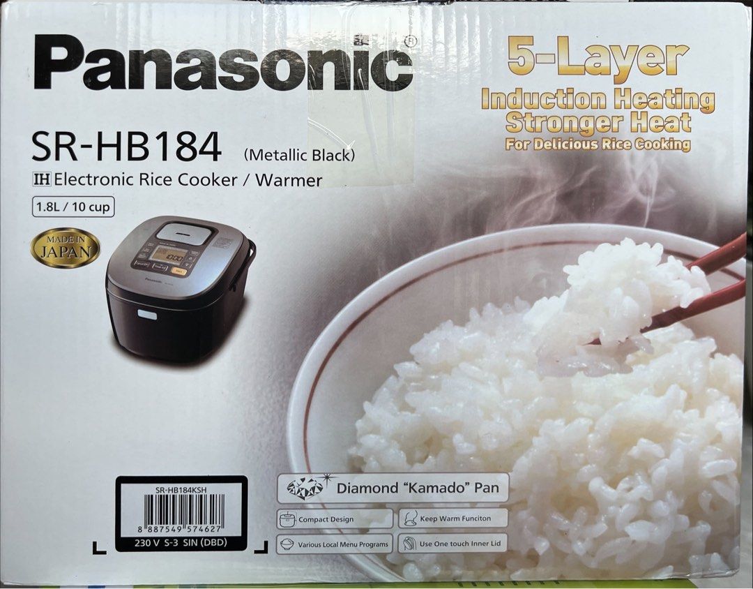 Panasonic 1.8L Electronic Rice Cooker, TV & Home Appliances, Kitchen ...