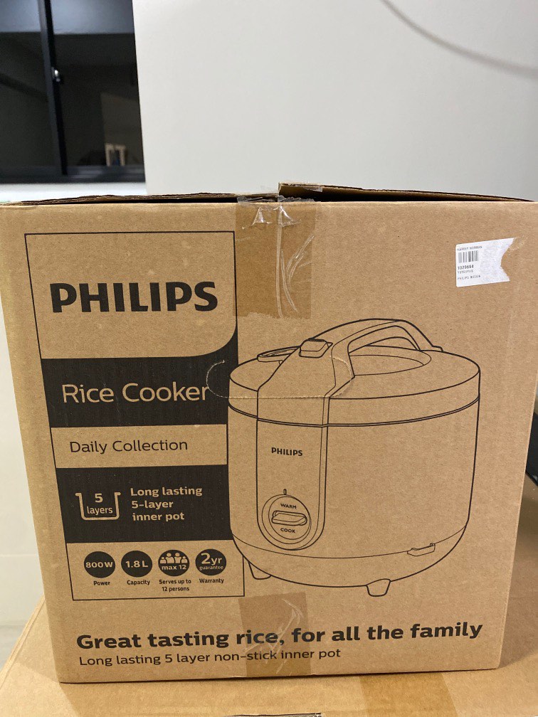 Philips Rice Cooker HD3115, TV & Home Appliances, Kitchen Appliances ...