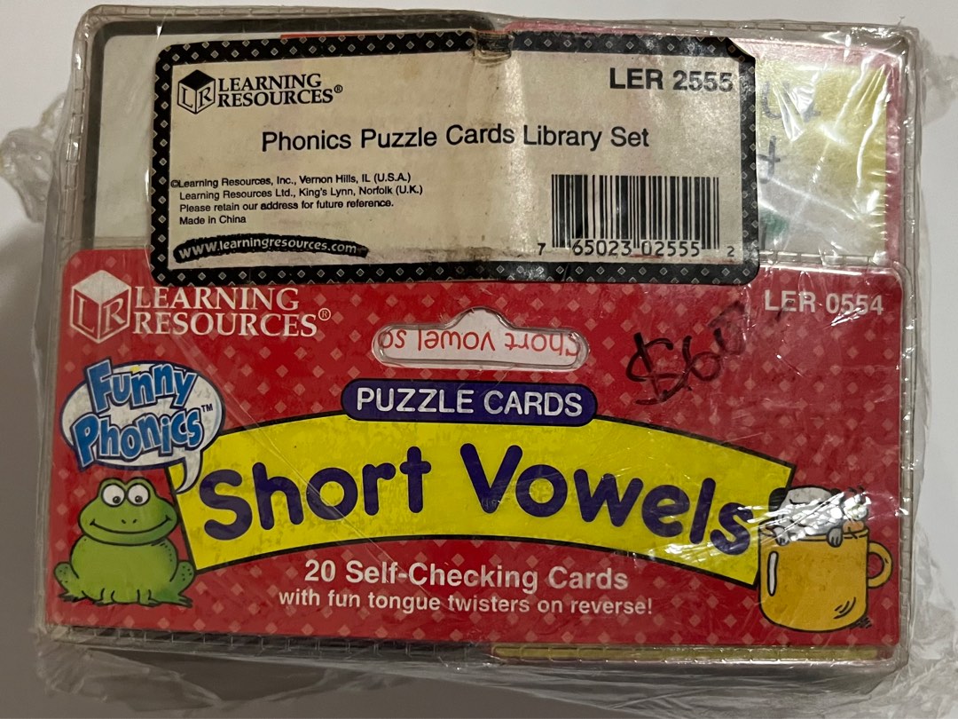 Phonics Card/Puzzle Set, Hobbies & Toys, Books & Magazines, Children's ...