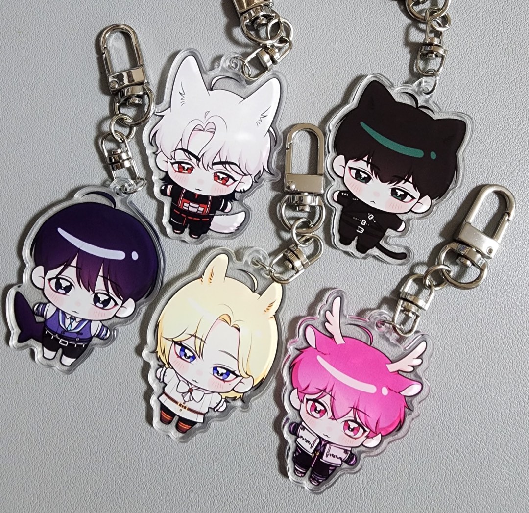 PLAVE Acrylic Keyring by @/unea_plave, Hobbies & Toys, Collectibles ...