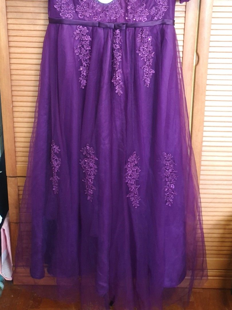 PLUS SIZE wedding gown,ROM gown,dinner gown, Women's Fashion, Dresses ...