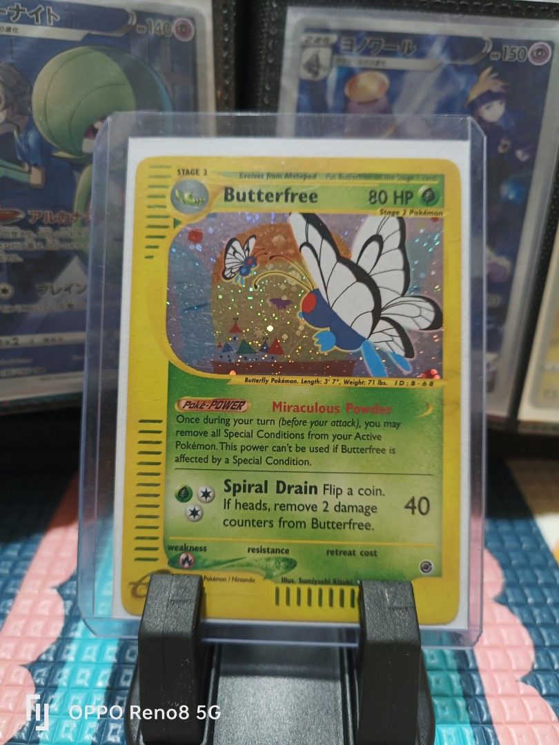 Pokemon Card Expedition Butterfree holo, Hobbies & Toys, Toys & Games ...