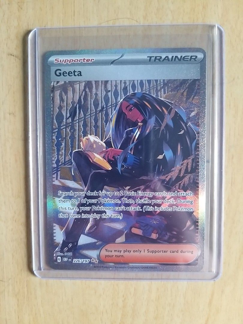 Pokemon Card Obsidian Flanes Geeta Special Illustration Rare SIR ...