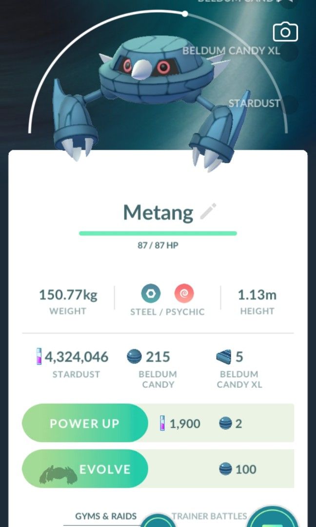 Pokemon Go Metang, Video Gaming, Gaming Accessories, Interactive Gaming Figures on Carousell