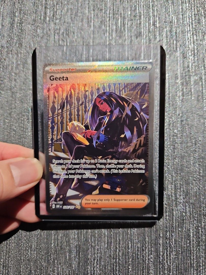Pokemon TCG Obsidian Flames Geeta Special Illustration Rare Card ...
