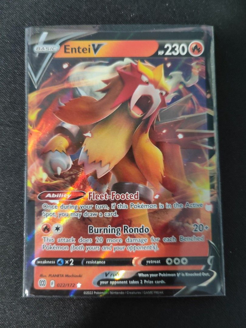 Shaymin V - 013/172 Zarude V - 016/172 Entei V - 022/172 Simisear V - 027/172 brs bs brilliant ...