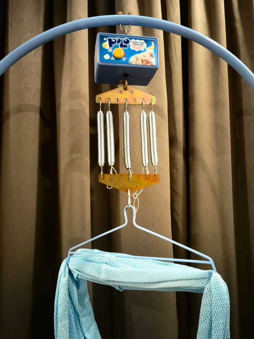 Polo Electric Baby Cradle |Rangka Besi Buai| Baby Spring Cot Stand ...