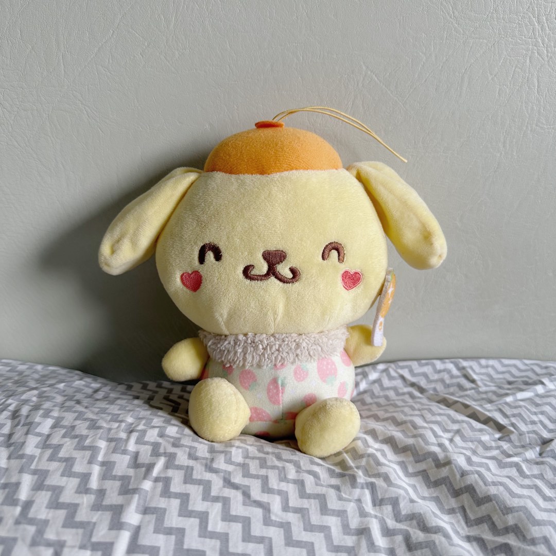 POMPOMPURIN HEART CHEEKS PLUSH on Carousell