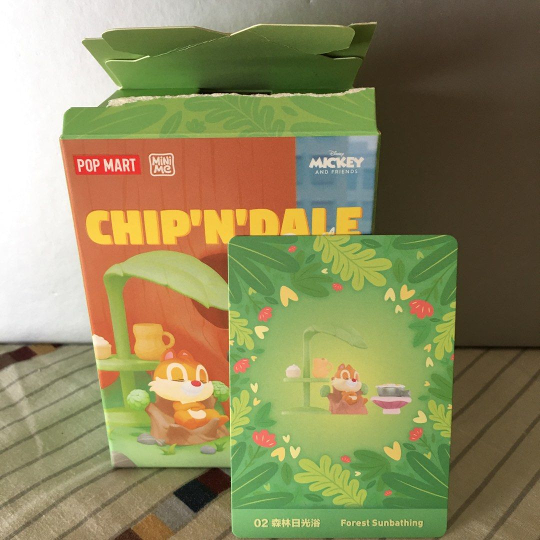 Popmart Chip N Dale Forest Sunbathing, Hobbies & Toys, Toys & Games on ...
