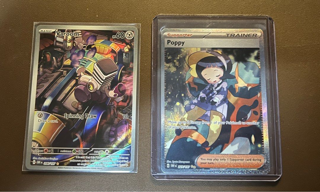 Poppy SAR & Vroom (Pokémon Obsidian Flames), Hobbies & Toys, Toys ...