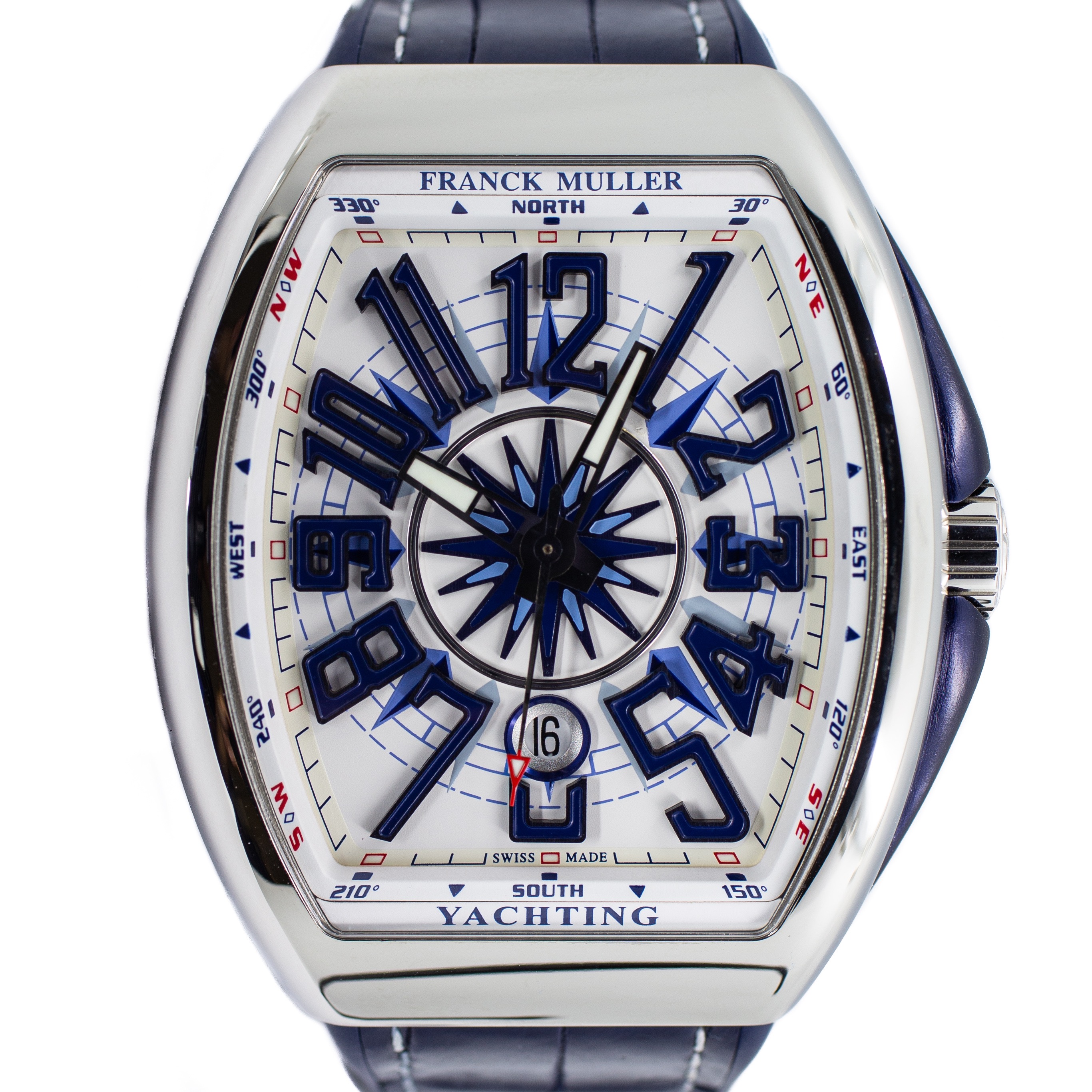 Preowned Franck Muller Vanguard Yachting 45mm Ref: V45 SC DT YACHTING ...