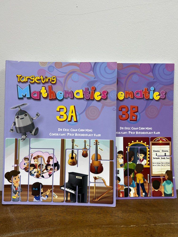 Pri 3 Targeting Mathematics 3A & 3B, Hobbies & Toys, Books & Magazines ...