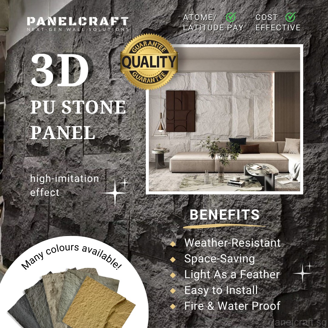 PU Stone Wall Panel fake walls like real stones for feature wall ...