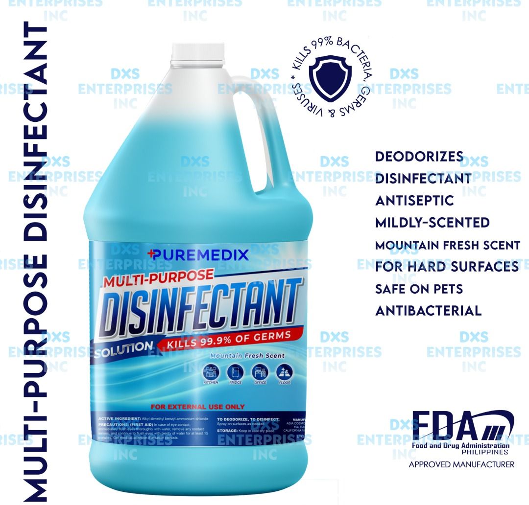PUREMEDIX MULTI-PURPOSE DISINFECTANT SOLUTION, Beauty & Personal Care ...