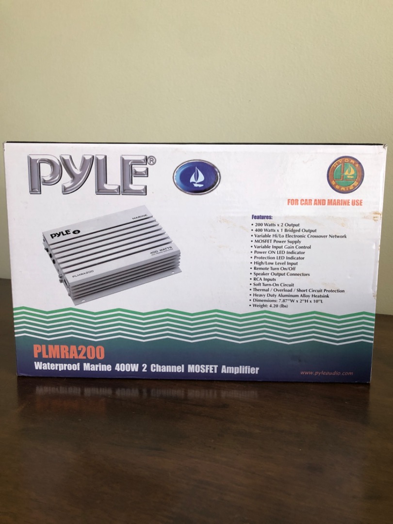 Pyle Waterproof Marine 400W Amplifier, Audio, Other Audio Equipment on ...