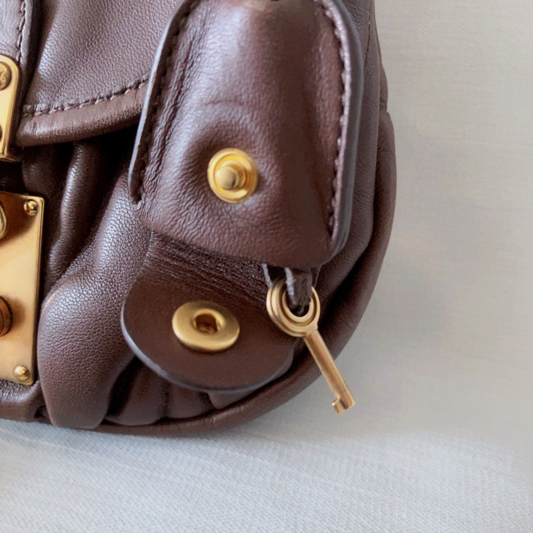 Rare Miu Miu Mini Coffer Bag, Women's Fashion, Bags & Wallets, Cross ...