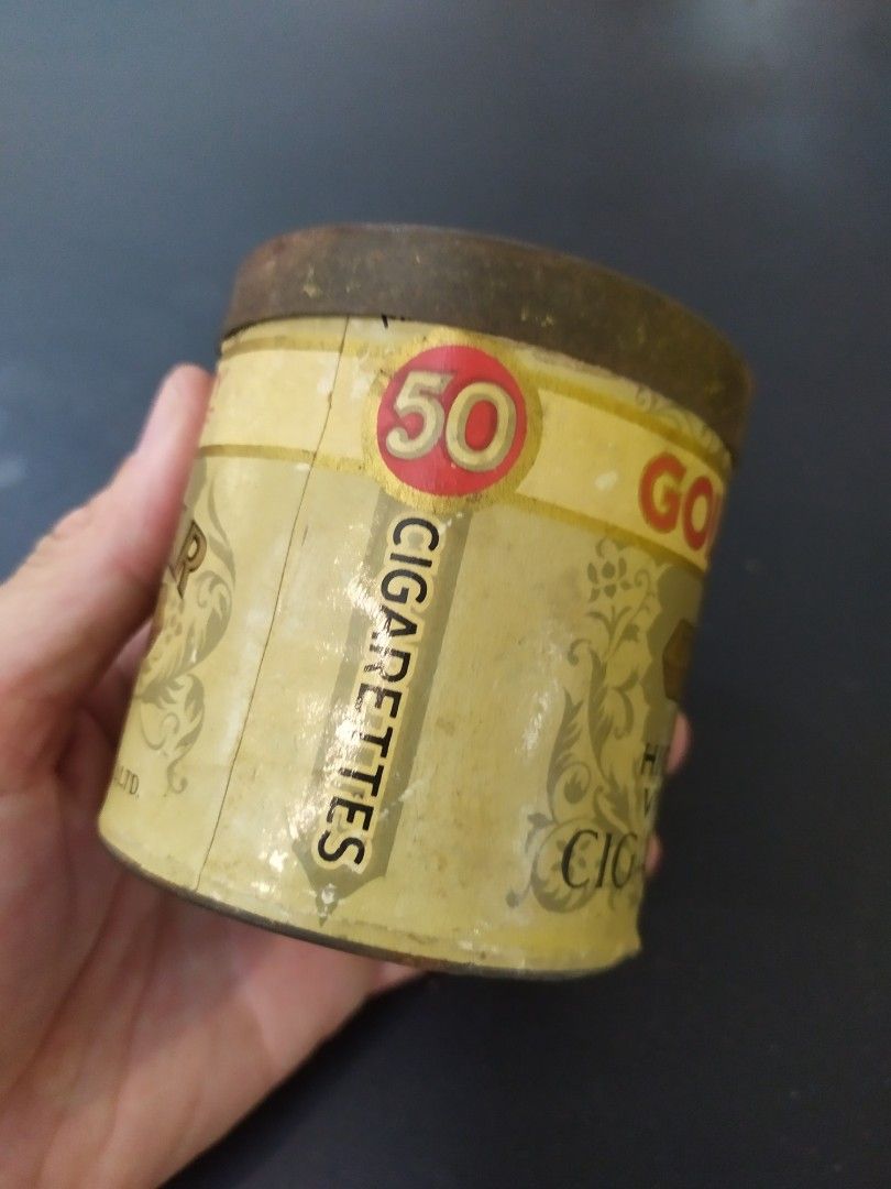 Rare Vintage Gold Bar 50 Cigarettes Tin, Hobbies & Toys, Collectibles ...