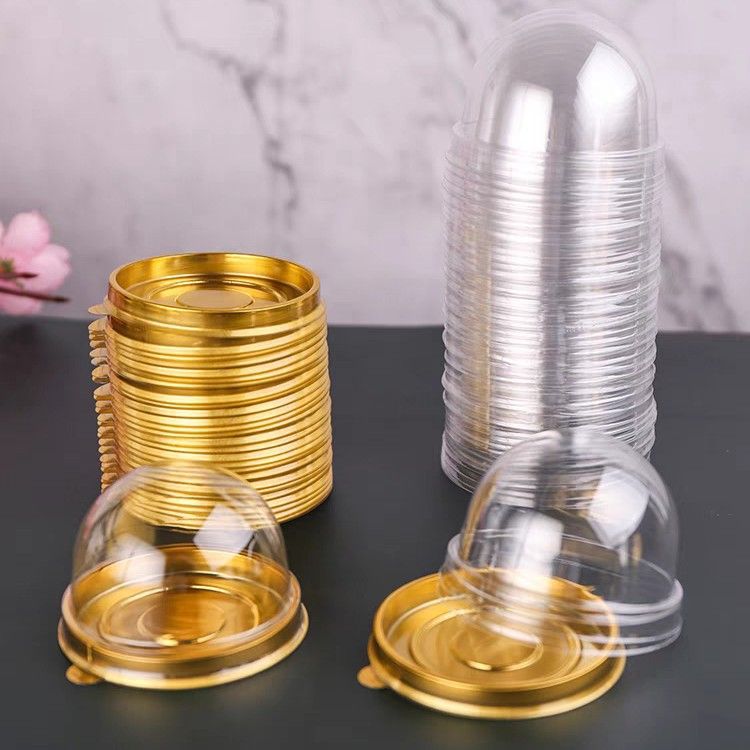 50pcs Mooncake Packaging Box with Cover Mooncake Tray Dessert Egg yolk ...