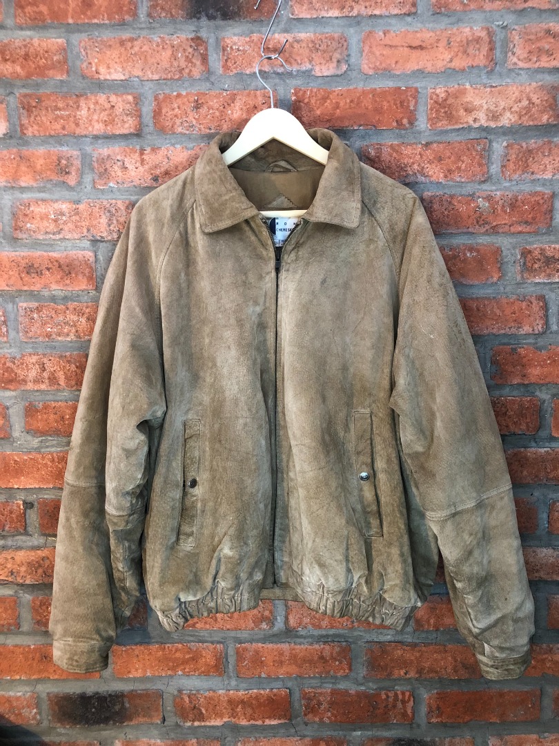 Ron Chereskin Leather Jacket, Men's Fashion, Coats, Jackets and ...