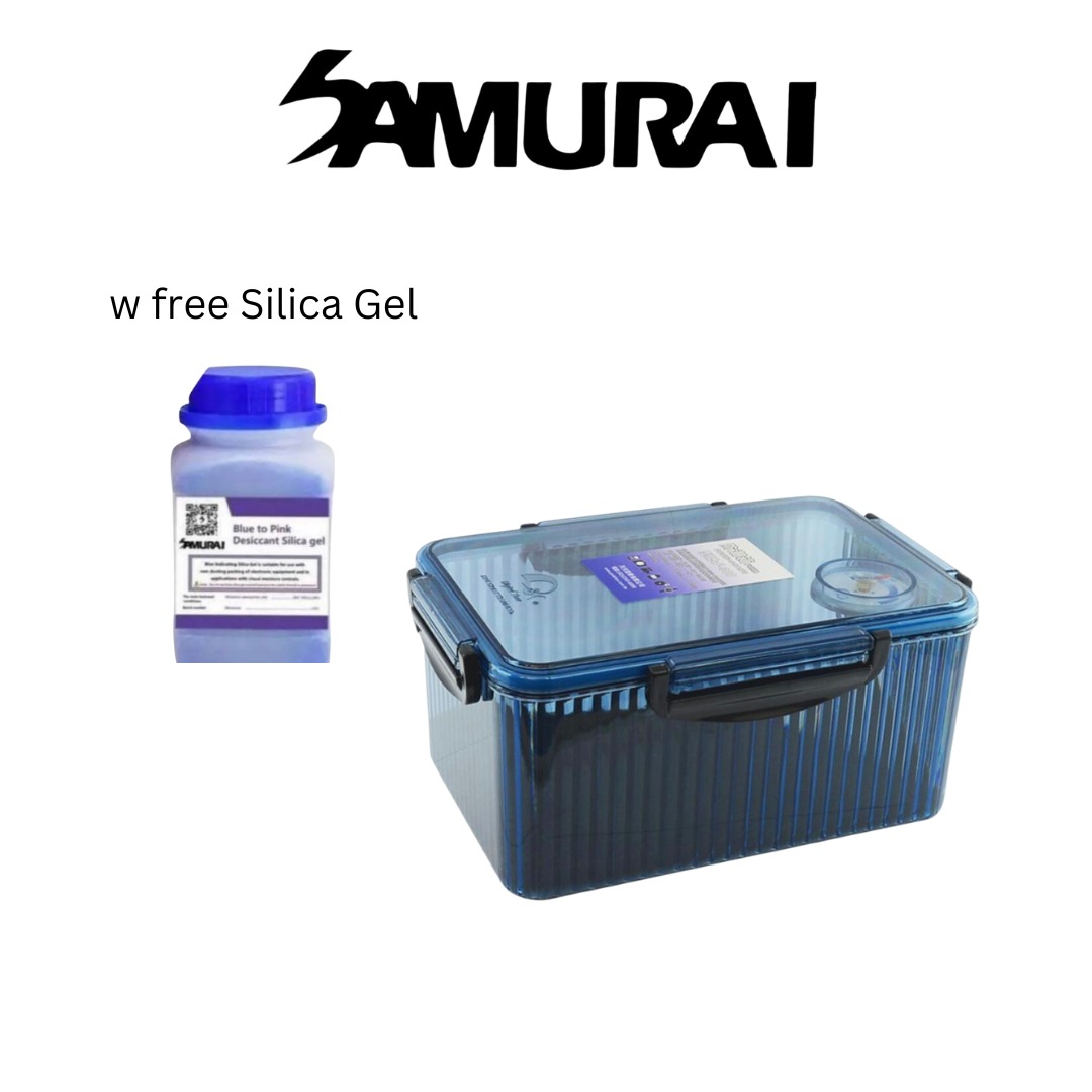 Samurai Dry Box F380 (Blue) Free 1 Bottle Silica Gel (500g ...
