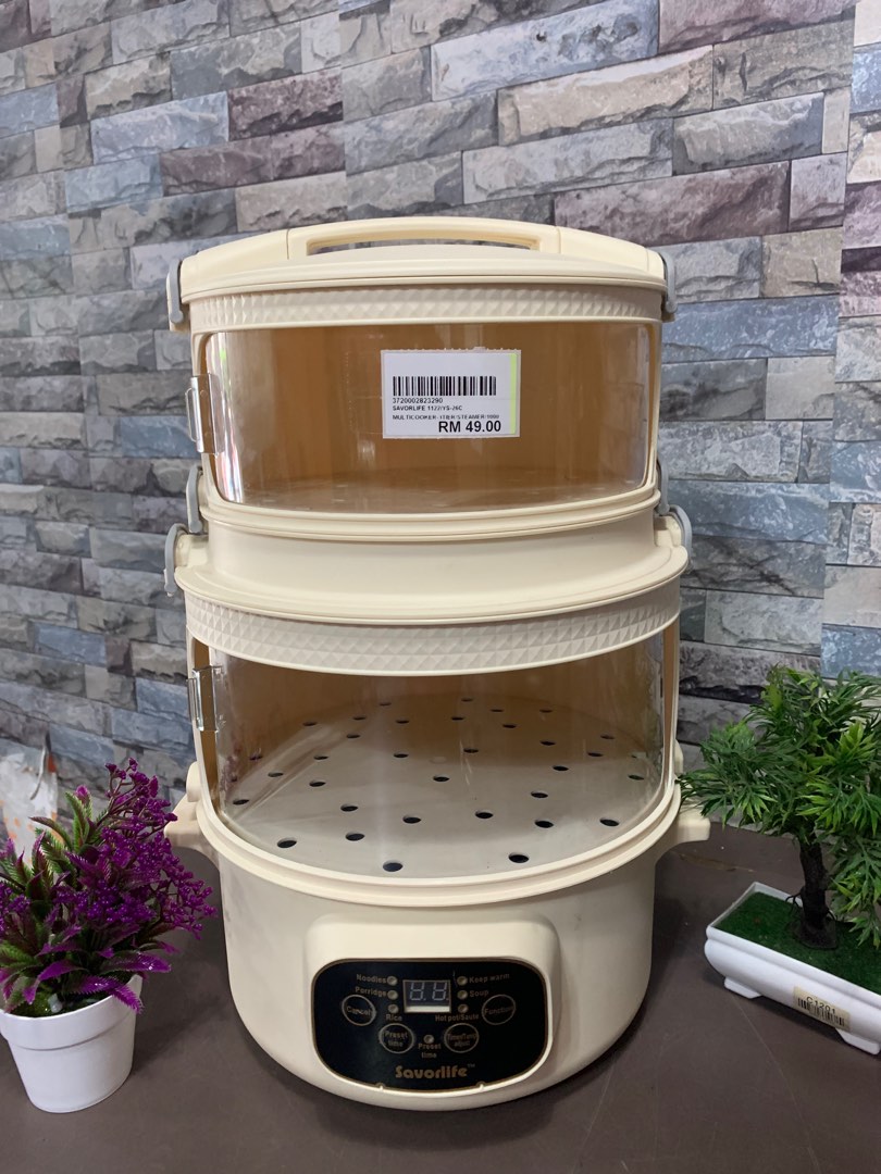 Savorlife YS-26C Food Steamer, TV & Home Appliances, Kitchen Appliances ...