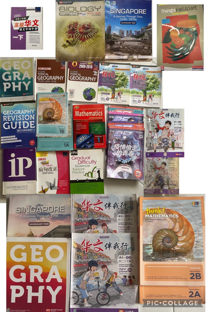Secondary 1 , 2 , O level Geography Biology History Mathematics Science ...