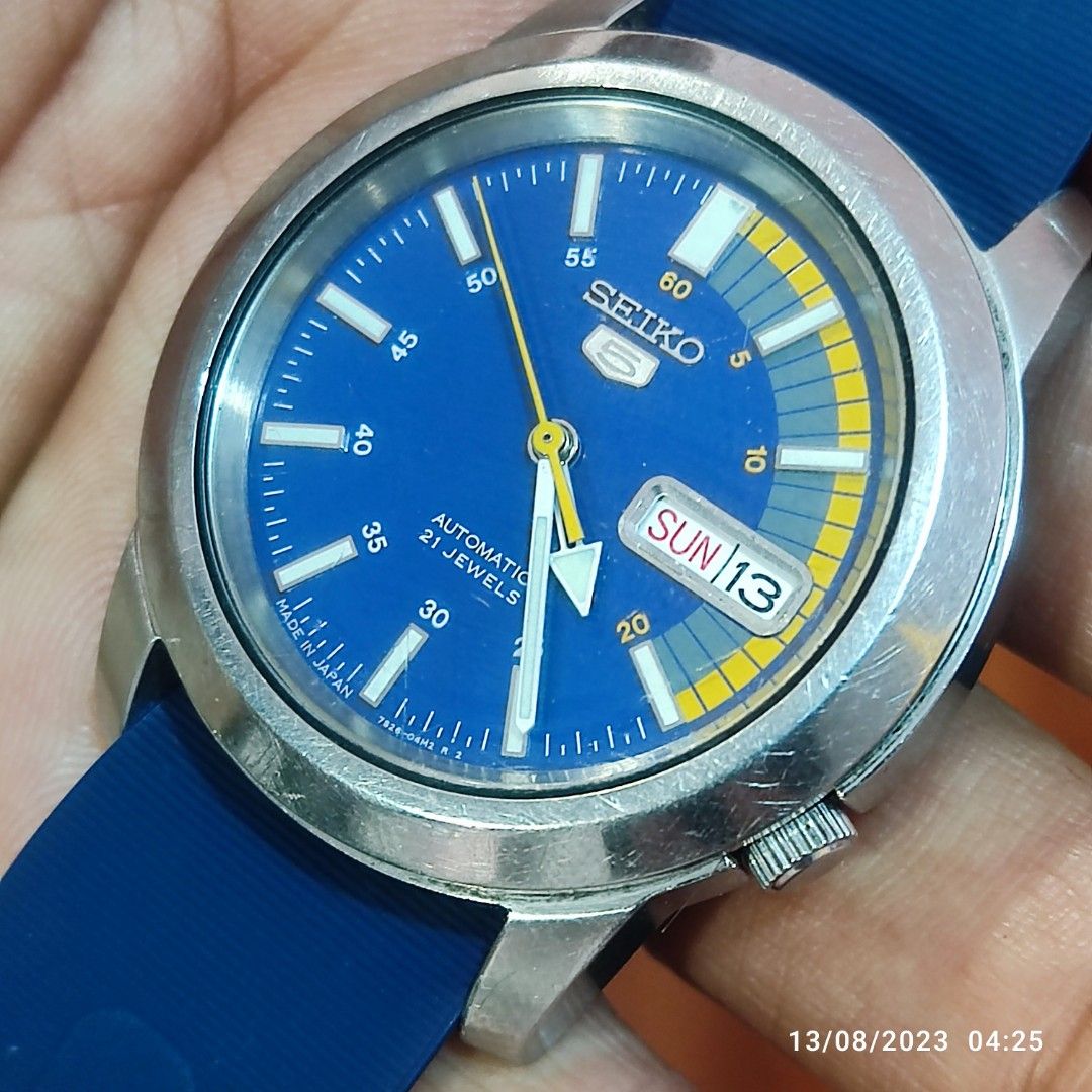 Seiko 5 Racer Automatic, Men's Fashion, Watches & Accessories, Watches ...