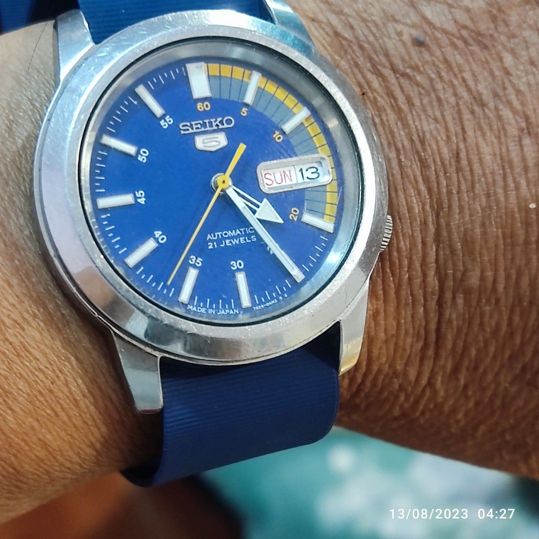 Seiko 5 Racer Automatic, Men's Fashion, Watches & Accessories, Watches ...