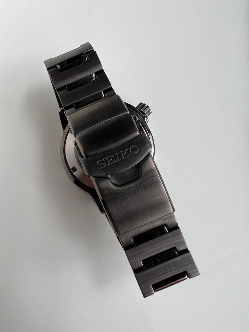 Seiko Black PVD Monster SRPD27k, Men's Fashion, Watches & Accessories ...