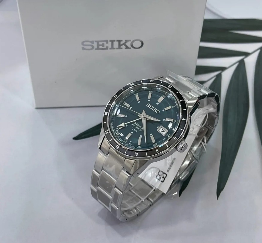 Seiko Presage SSK009J1 STYLE60s GMT Blue Dial "Made in Japan" Date ...