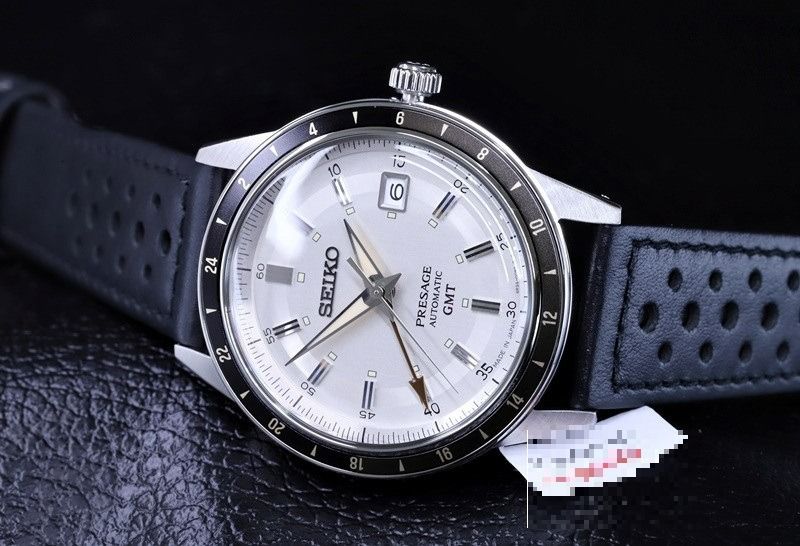 Seiko Presage SSK011J1 STYLE60s GMT "Made In Japan" White Dial Date ...