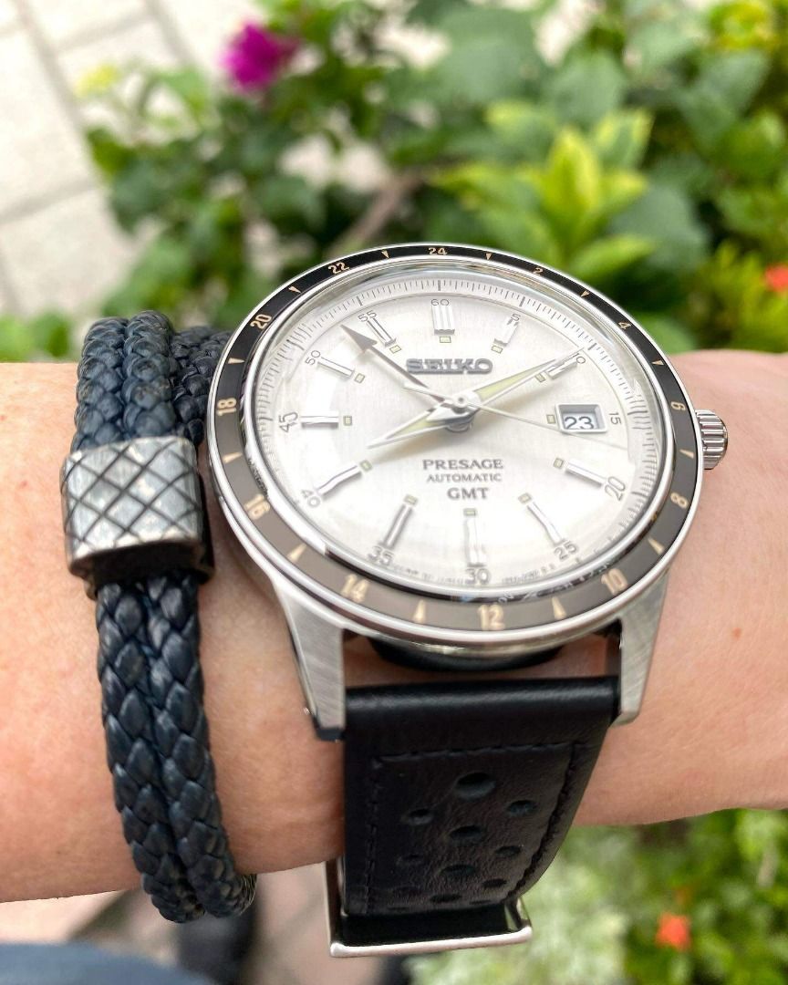 Seiko Presage SSK011J1 STYLE60s GMT "Made In Japan" White Dial Date ...