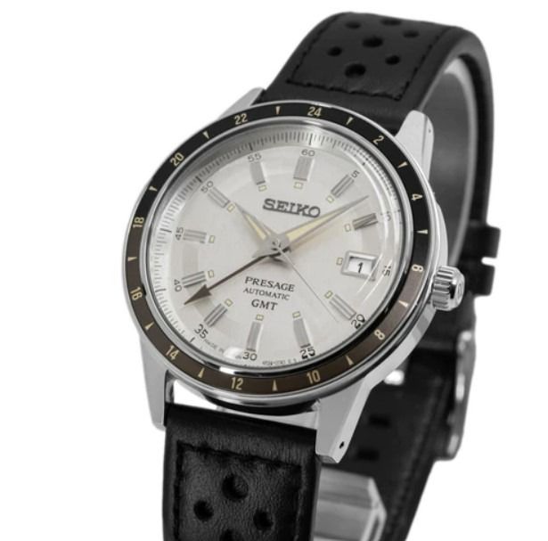 Seiko Presage SSK011J1 STYLE60s GMT "Made In Japan" White Dial Date ...